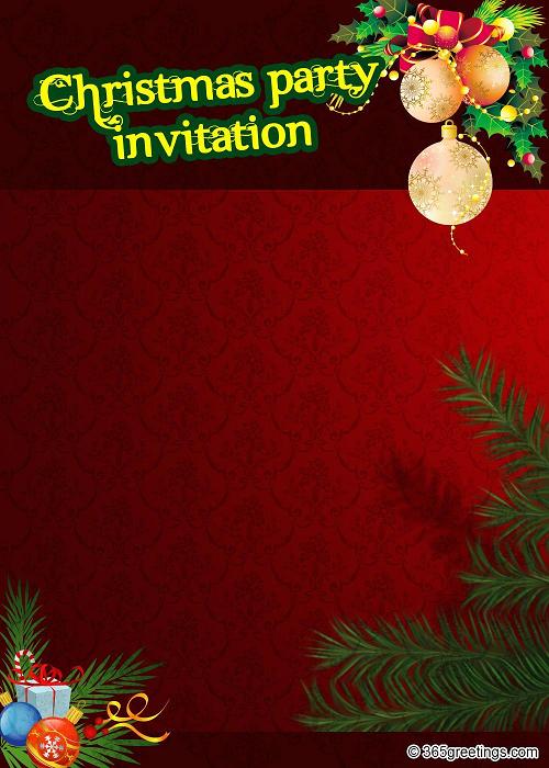 Christmas party invitations template Easyday Christmas party invitations template Easyday